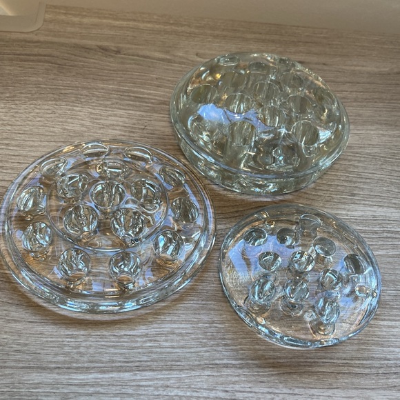 Accents | Antique Glass Flower Frogs For Flower Arrangement | Poshmark